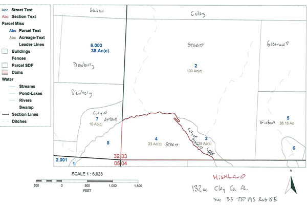Steed Timber Company, Inc. Located in Lincoln, Alabama - Land For Sale ...