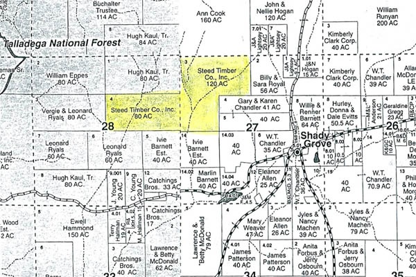 Steed Timber Company, Inc. Located in Lincoln, Alabama - Land For Sale ...